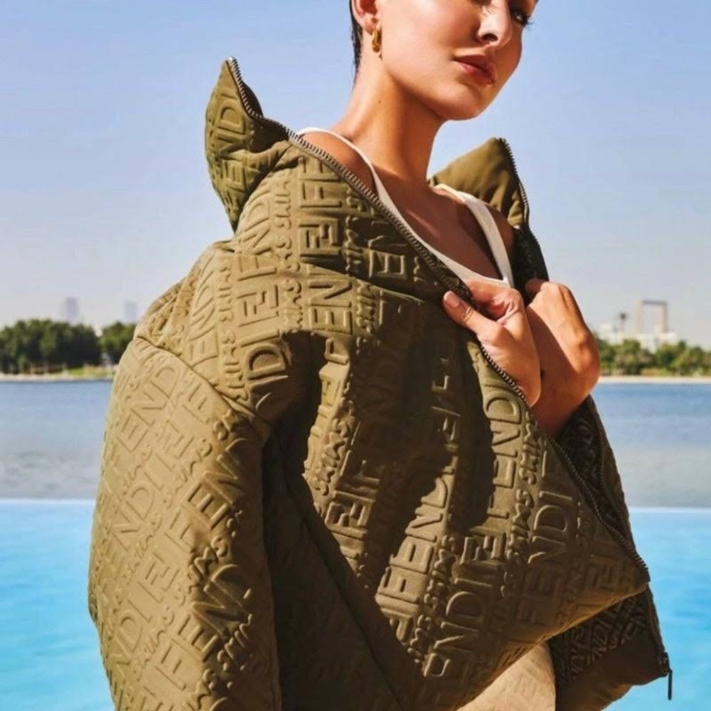 Fendi X Skims Green Puffer Collab - Gem